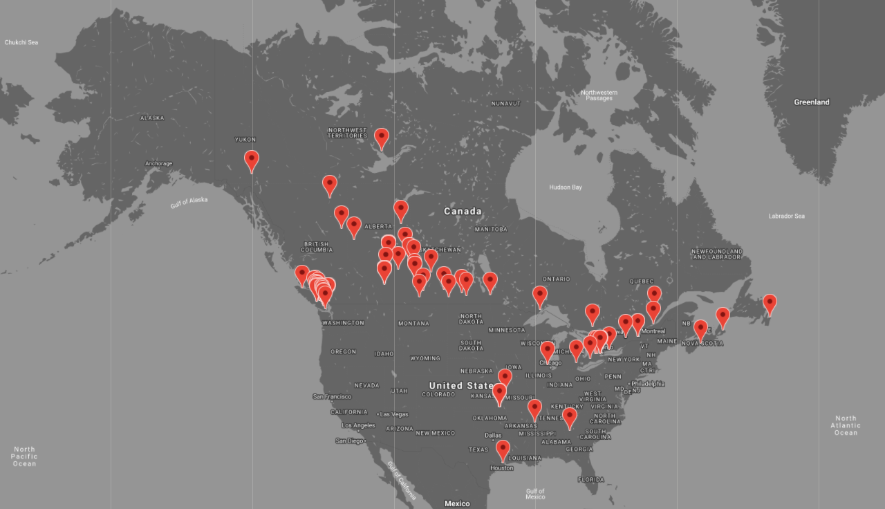 Find Us | North America Food Safety Testing Laboratory Locations